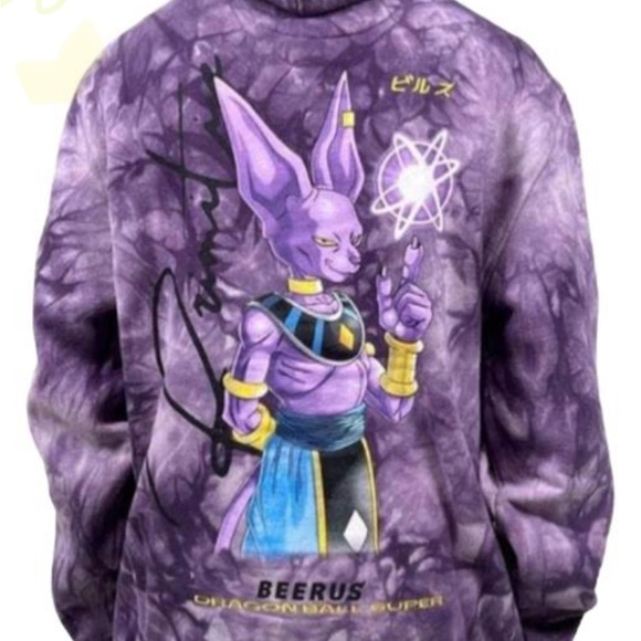 Sweaters | Primitive X Dragon Ball Super Beerus Orb Purple Tie Dye ...